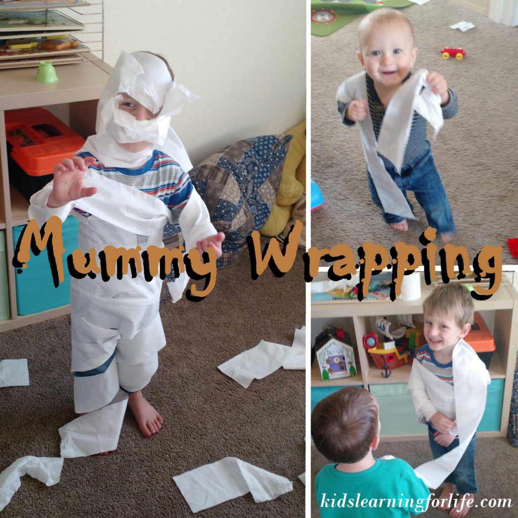 Halloween Activity Mummy Wrapping
