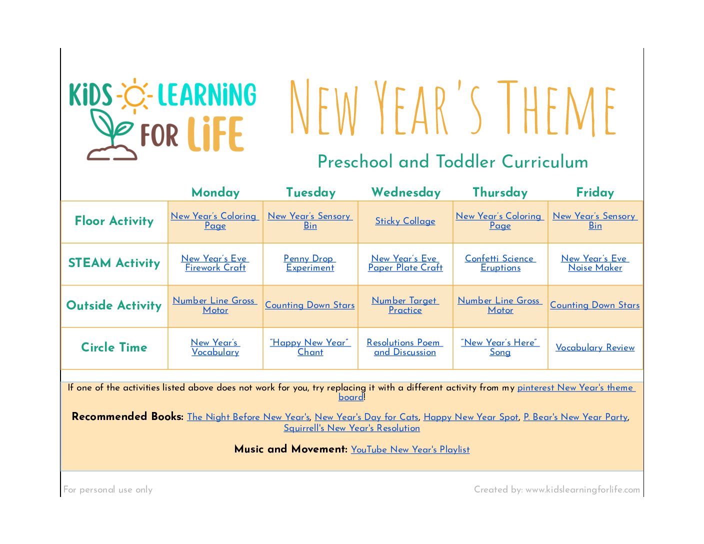 New Year Theme